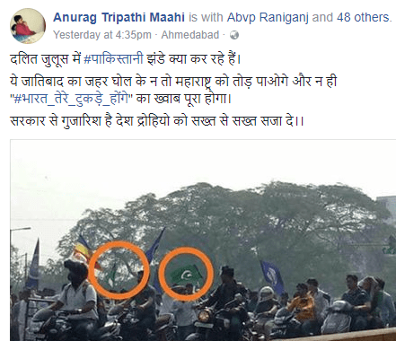 Were Pakistani Flags Raised During Dalit Protest In The Aftermath Of ...